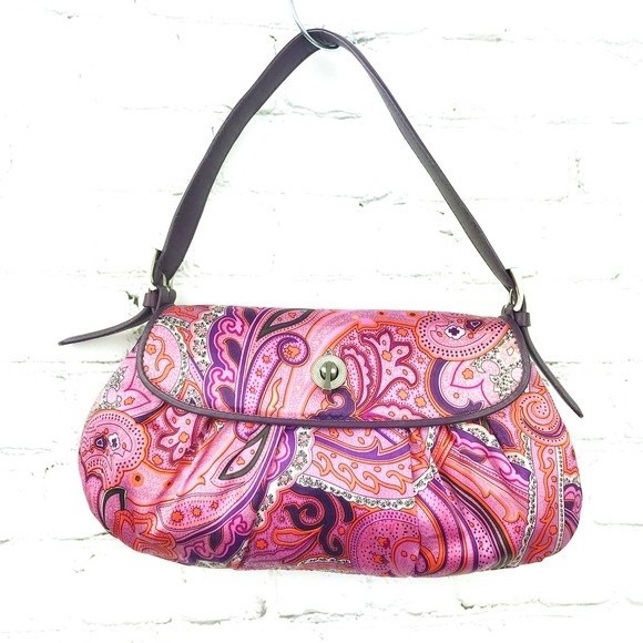 Ann Taylor | Bags | Ann Taylor Paisley Silky Hobo Mini Shoulder Bag ...